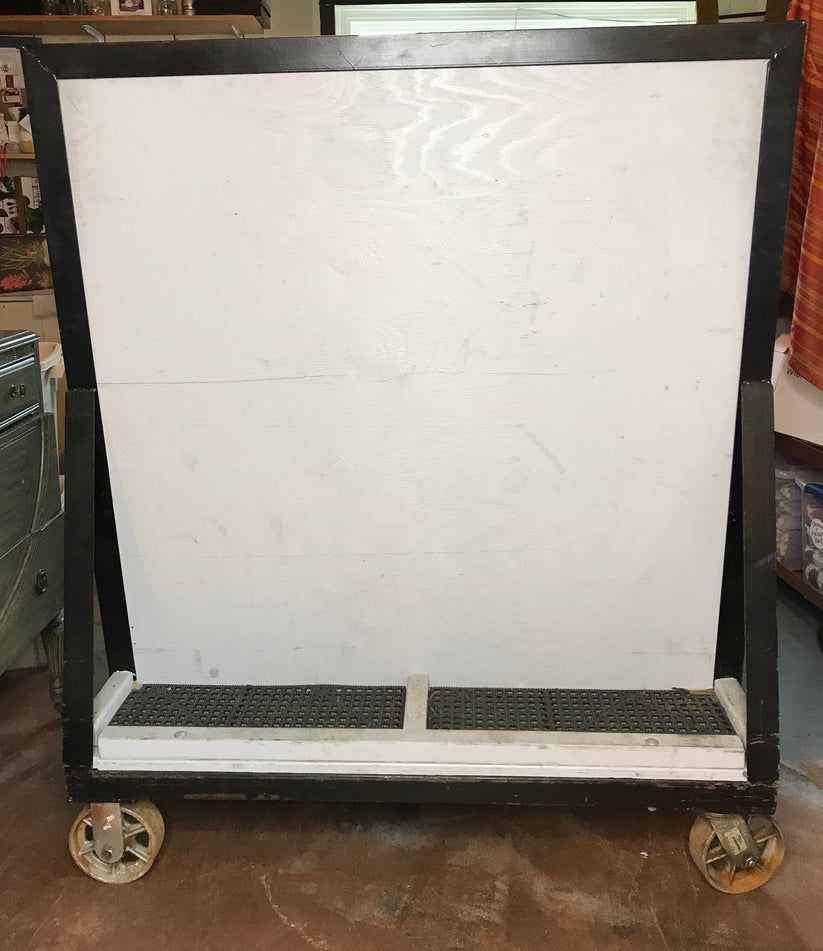 Industrial Wooden/Metal Movable Utility Storage Unit-30 Compartments f ...